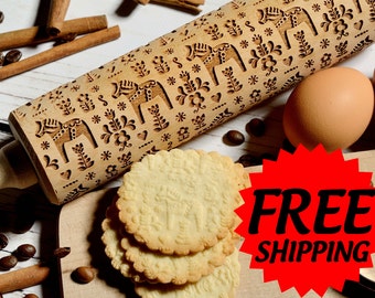 FREE SHIPPING Personalized rolling pin laser by AgnesWorld on Etsy