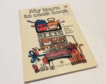 Items similar to Vintage Childrens Cookbook My Learn to Cook Book by ...