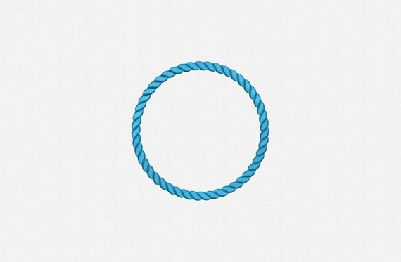 Rope Frames Machine Embroidery Designs 7 sizes