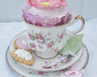 Teacup centerpiece | Etsy