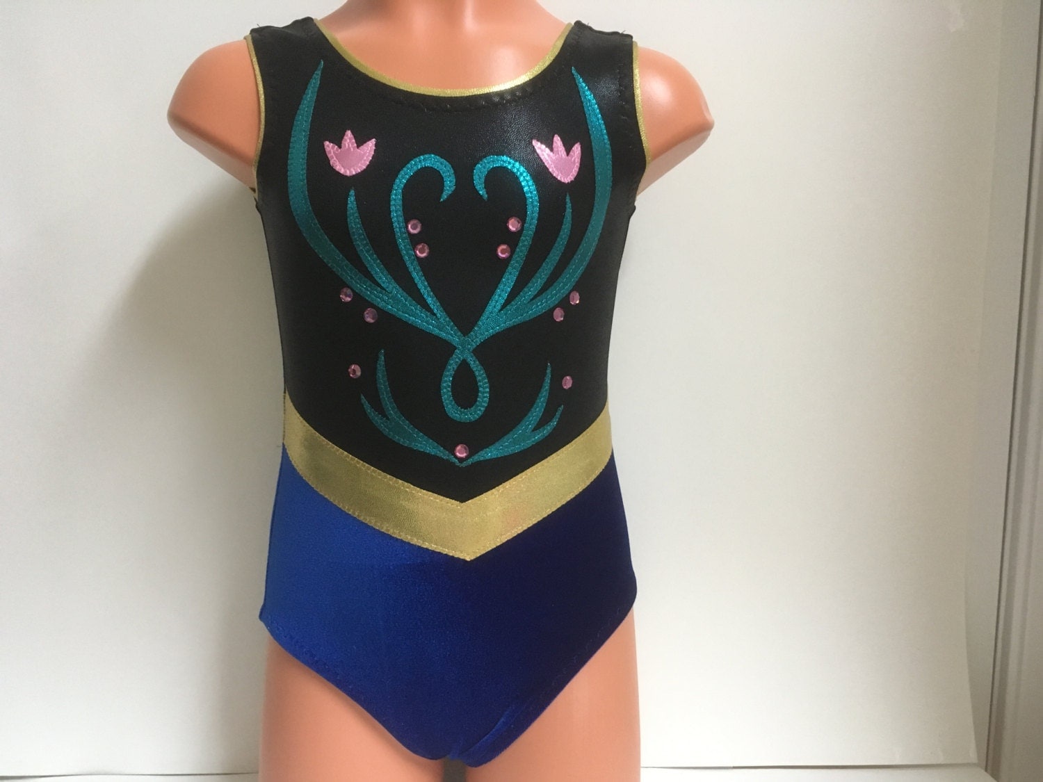 Anna Frozen Leotard with Bling Sizes: 2T 3T Girls 4 16