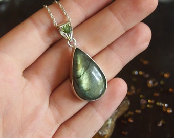 Unique labradorite necklace related items | Etsy
