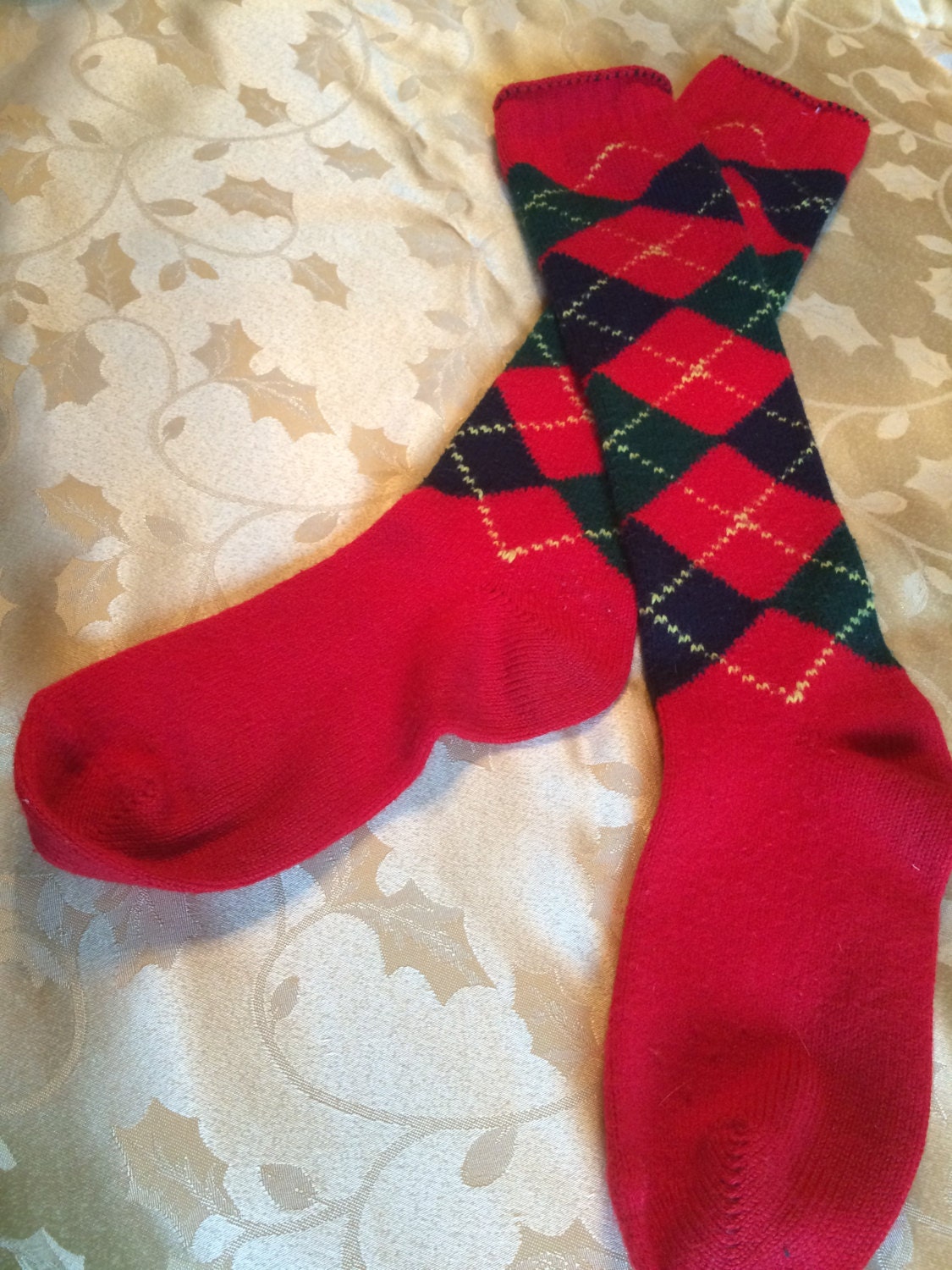Ugly Christmas Argyle Stockings – Haute Juice