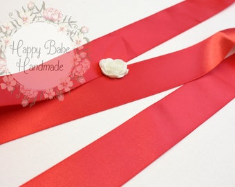 Coral ribbon | Etsy