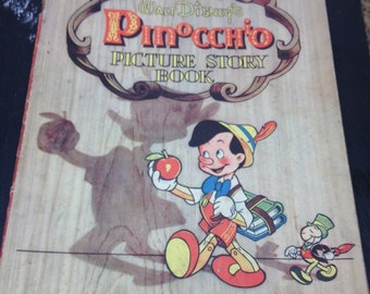 Pinocchio Book Etsy