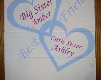 Unique little sister sign related items | Etsy