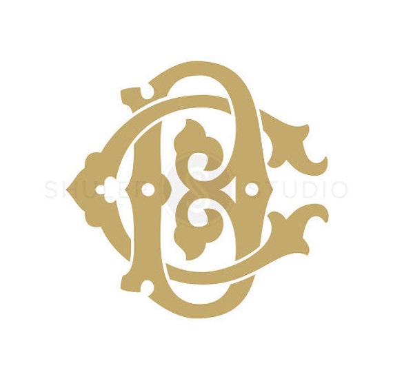 Custom Vintage Monogram CD DC Vintage Monogram Digital