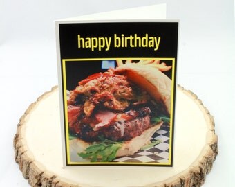 Hamburger card | Etsy