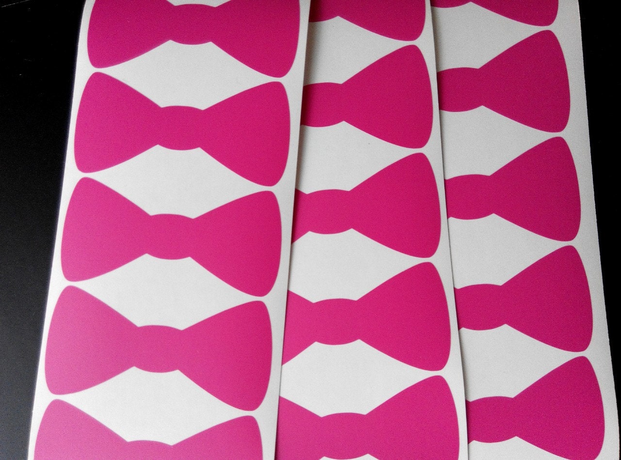 30 bow tie stickers bow stickers bow tie Decals Sticker