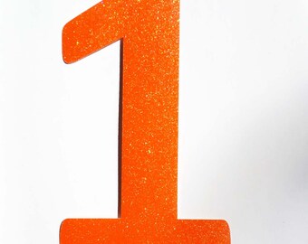 Orange number one | Etsy