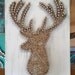 Deer Head Jute String Art on Wood