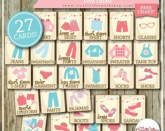 Get dressed chart | Etsy