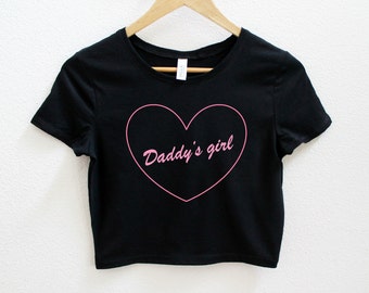 Daddy crop top | Etsy