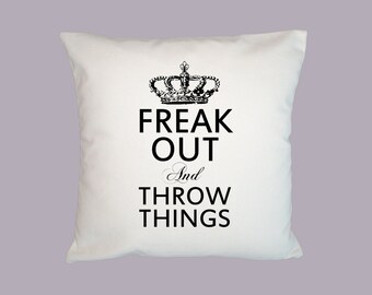 Items similar to Keep Calm Spoof Poster, Stress Out And Throw Vase on Etsy