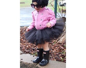 Items similar to Made to Order Ribbon-trimmed Tulle Tutu Sz NB-3T, Your ...