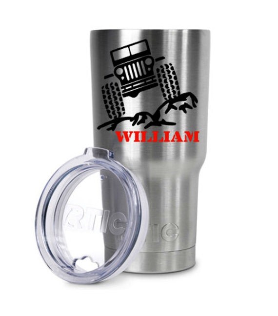 Yeti Jeep Decal // RTIC Jeep Decal // Custom Yeti Decal