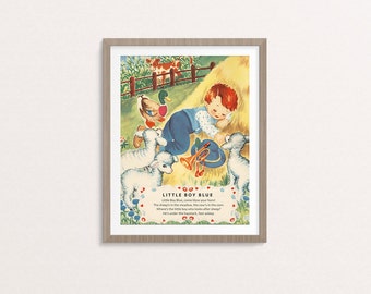 Mother goose poster | Etsy