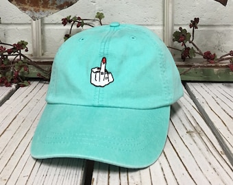 Middle finger hat | Etsy