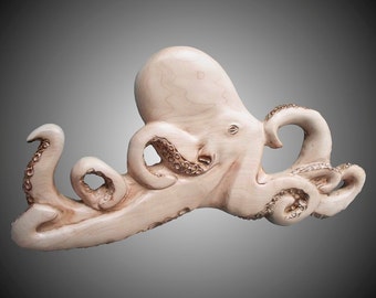 Wooden octopus | Etsy