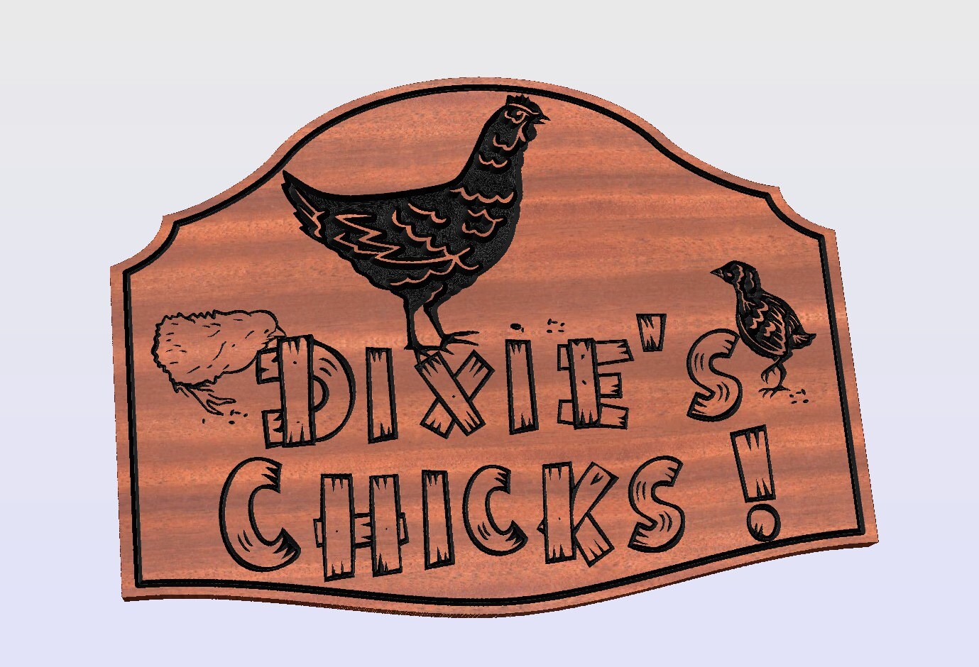 Don't be Chicken Get a Chicken Sign A great Farm House