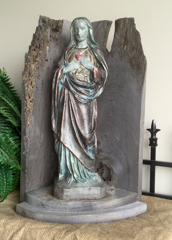 Religious Distressed Cement Statues - Welcome to the Etsy Community
