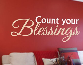 Blessing wall decal | Etsy