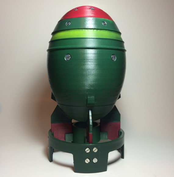 Large 3D printed Fallout 4 Mini Nuke storage container Large 3D printed Fallout 4 Mini Nuke storage container