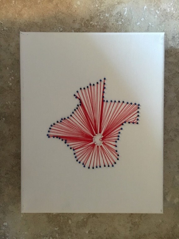 Items similar to String State Canvas Art on Etsy
