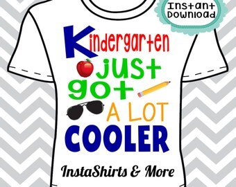 Kindergarten iron on | Etsy