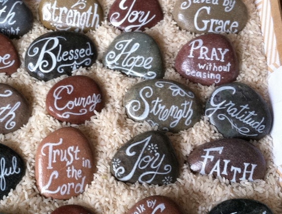 Items similar to Faith Rocks on Etsy