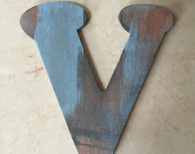Unique wooden letter v related items | Etsy