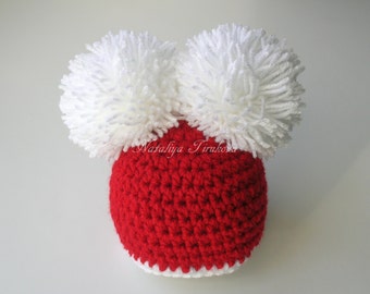 Fluffy santa hat | Etsy