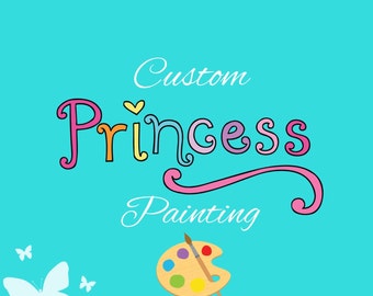 Items similar to Simple Disney Princess Painting on Etsy