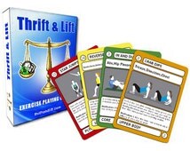 Unique fitness card related items | Etsy