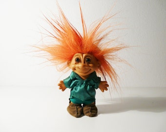 Items similar to Vintage Punk Rocker Russ Troll Doll on Etsy