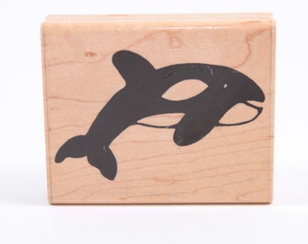 Whale rubber stamp | Etsy