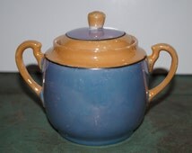 Popular items for blue lusterware on Etsy