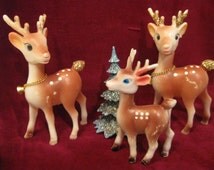 Unique plastic reindeer related items | Etsy
