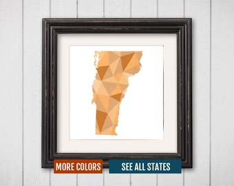Vermont wall art | Etsy