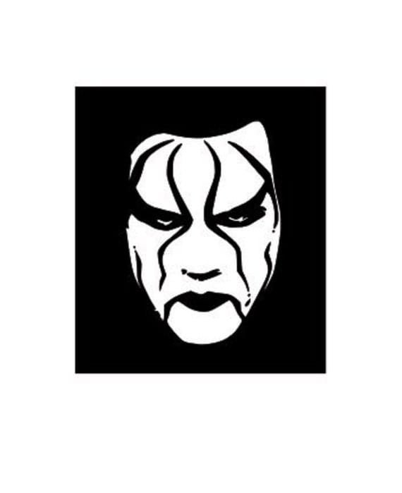 wwe Sting wrestler SVG Files DXF Files Eps by Vinyldecalsworld