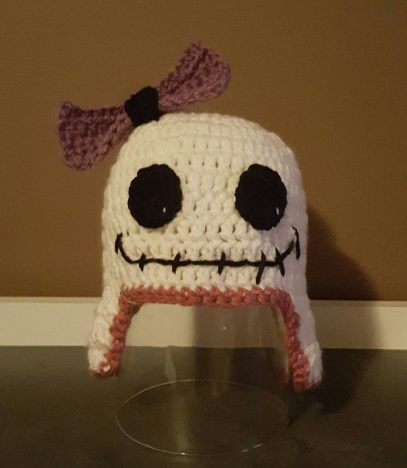 Items similar to Ghost hat with bow on Etsy