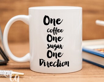 One direction mug | Etsy