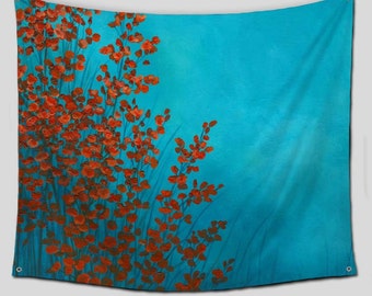 Tapestry Wall Hanging Abstract Wall art by ArtFromDeniseDecor