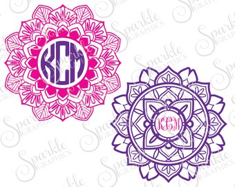 Mandala monogram | Etsy