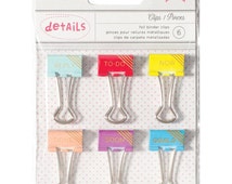 Unique binder clip related items | Etsy