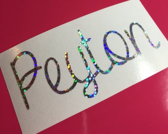Sparkle decal | Etsy