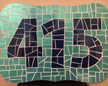 Popular items for custom mosaic sign on Etsy