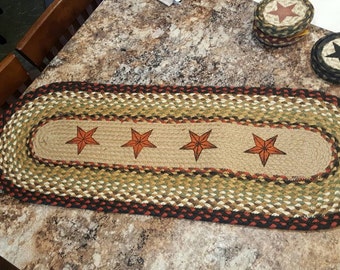 Braided table runner | Etsy