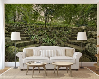 Stone wallpaper | Etsy