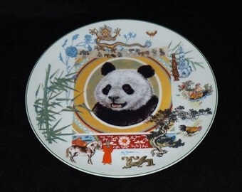 Panda plate | Etsy